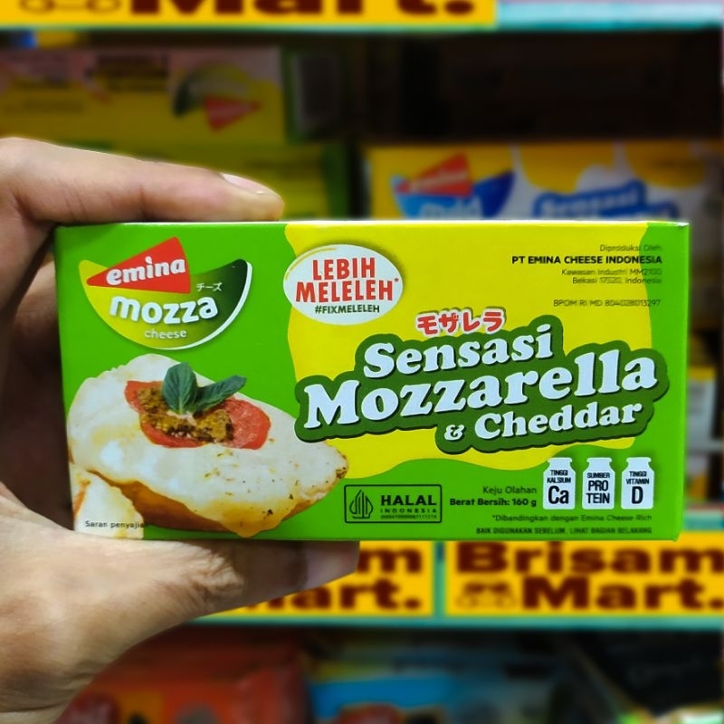 Jual Emina Block Cheese Mozza 160g | Shopee Indonesia