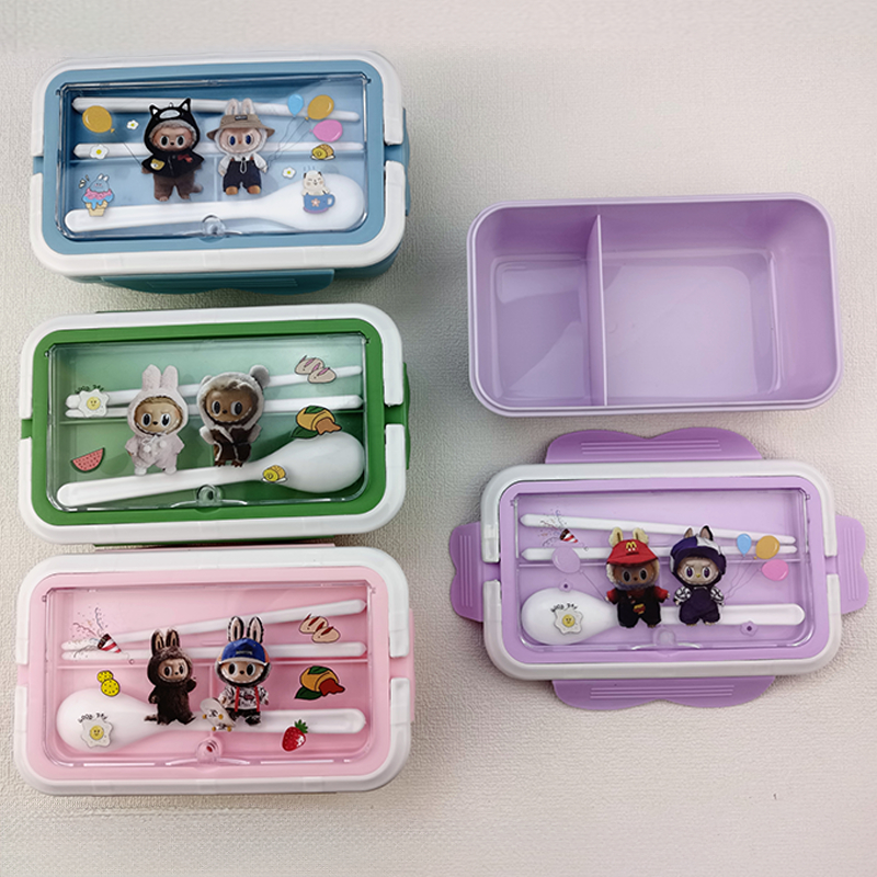 Jual Lunch box/lunch set labubu Lunch box tahan panas/lunch box labubu ...