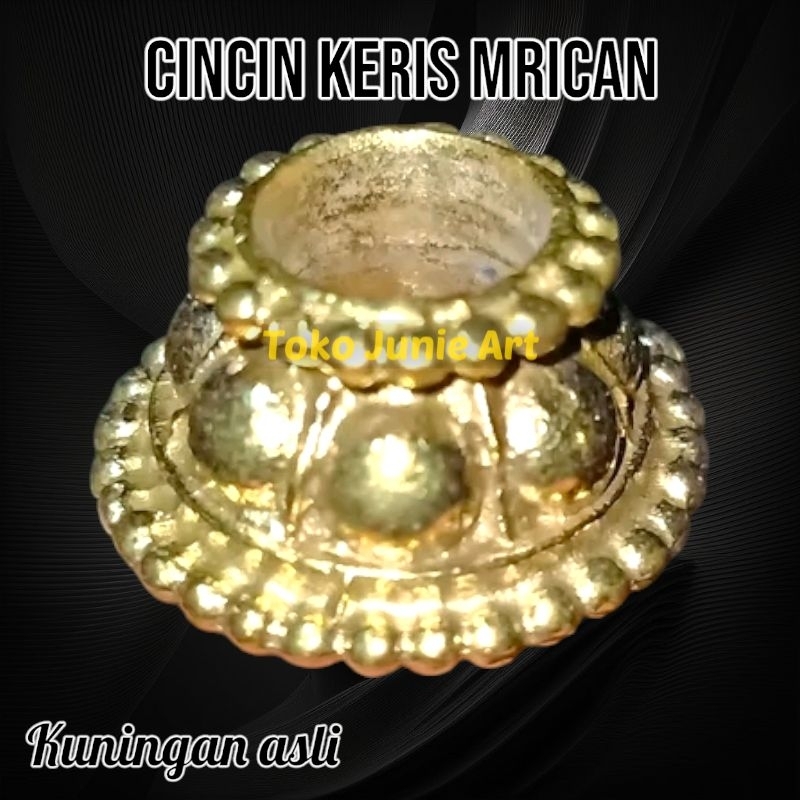 Jual Mendak Cincin Kris Model Mrican Kuningan Asli | Shopee Indonesia