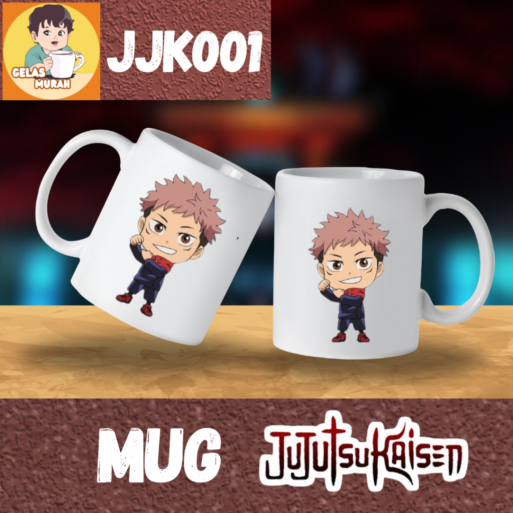 Jual JUJUTSU KAISEN MUG / JJK MUG / GELAS ANIME / MUG KERAMIK / YUJI ...