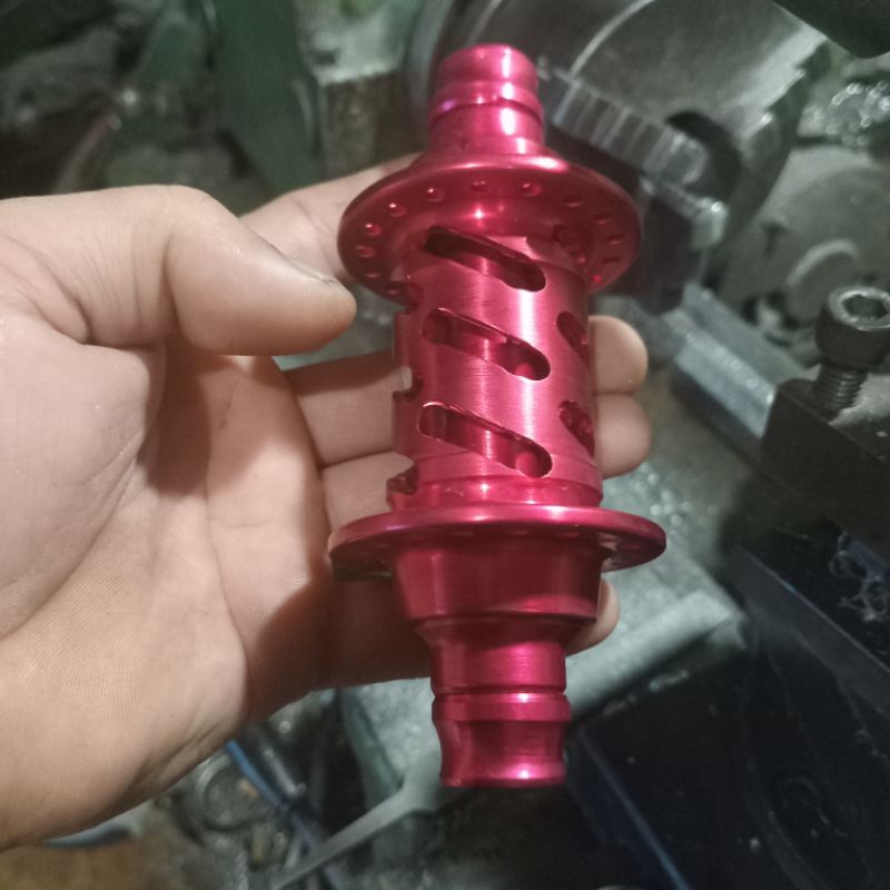 Jual hub female 36hole warna anodize merah | Shopee Indonesia