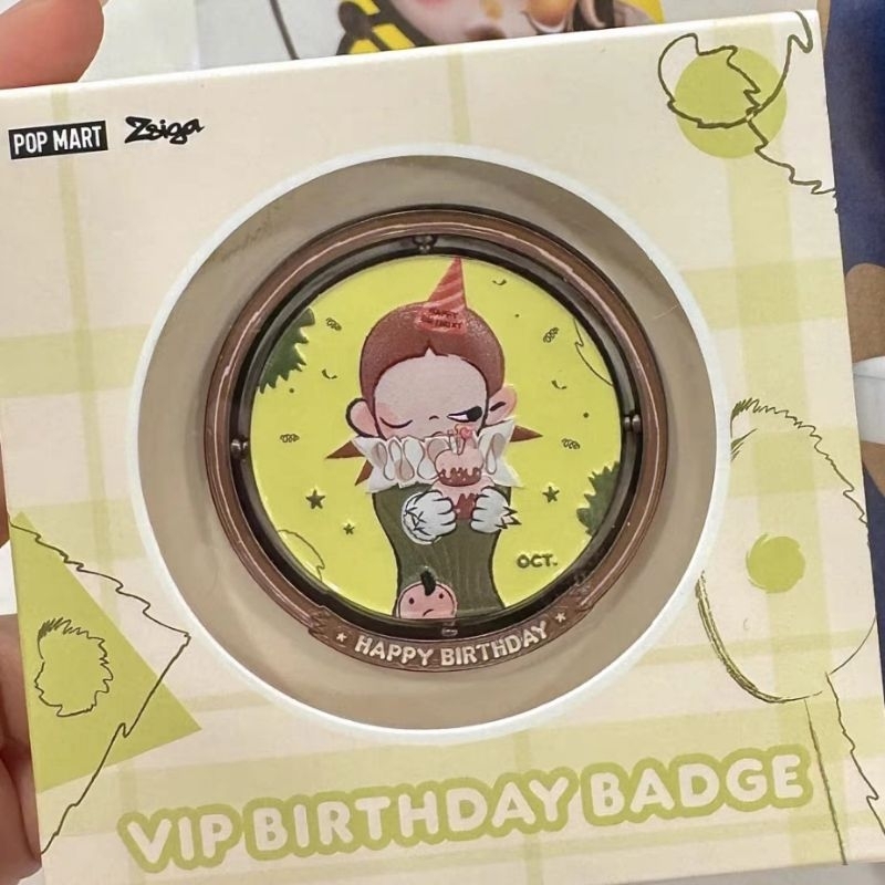 Jual Pop Mart Birthday Badge 100% Ori popmart | Shopee Indonesia