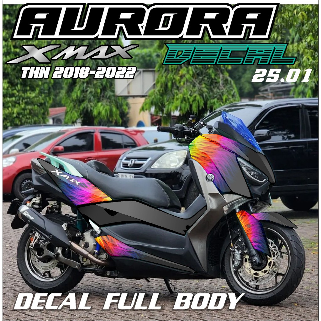 Jual COD DECAL TERBARU XMAX NEW FULL BODY NEW XMAX TAHUN 2018 2019 2020 ...