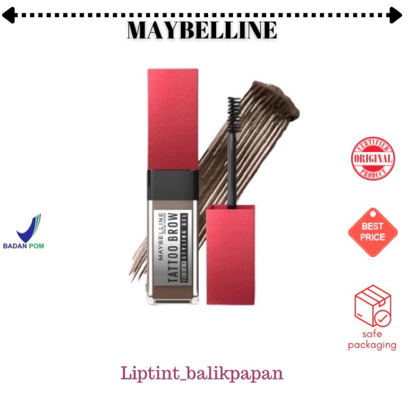 Jual Maybelline Tattoo Brow Gel Cara | Shopee Indonesia