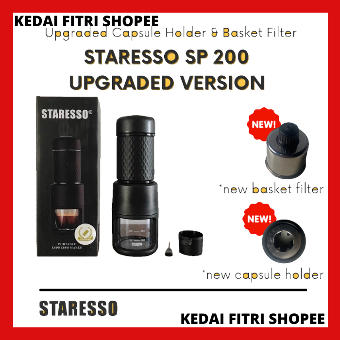 Jual Staresso SP200 Staresso SP-200 Staresso Espresso Maker Manual Pembuat Espresso Mini SP-200 ...