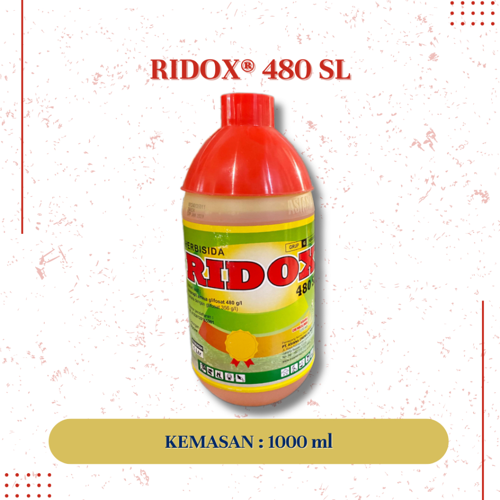 Jual Herbisida Ridox 480 SL @ 1 Liter (1000 ML) | Shopee Indonesia