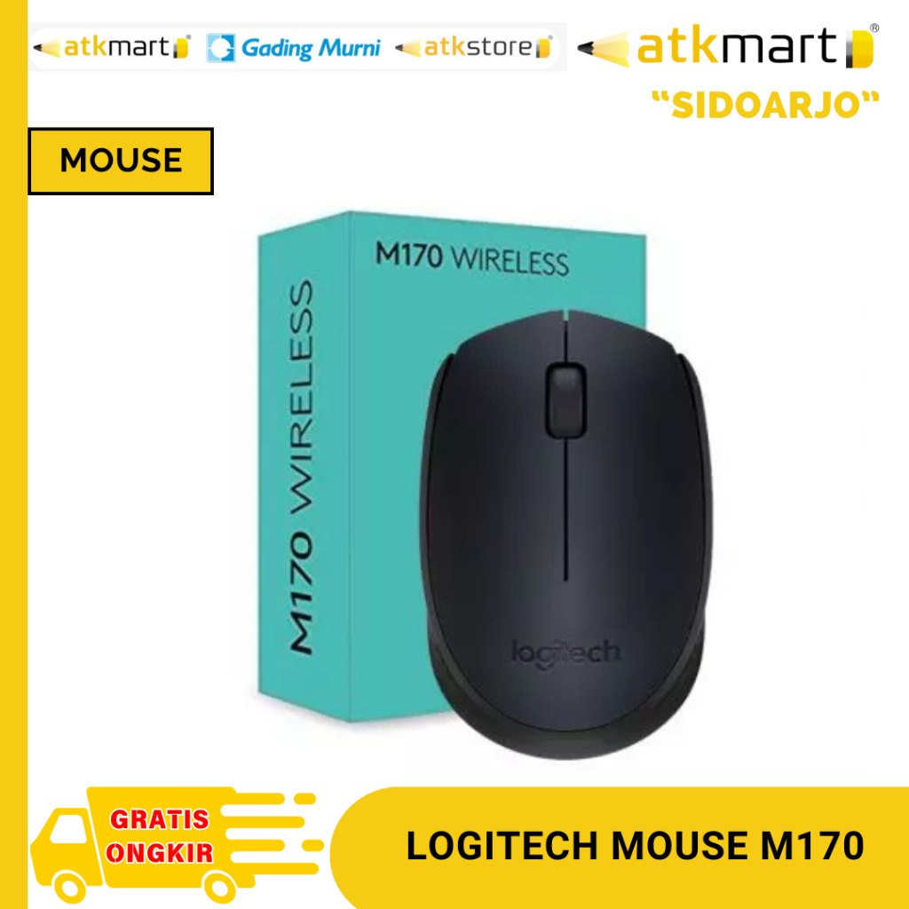 Jual LOGITECH MOUSE M170 WIRELESS | Shopee Indonesia