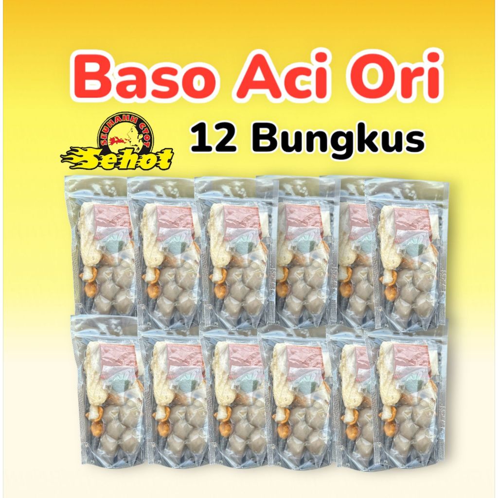 Jual 12 Bungkus Baso Aci Original | Shopee Indonesia