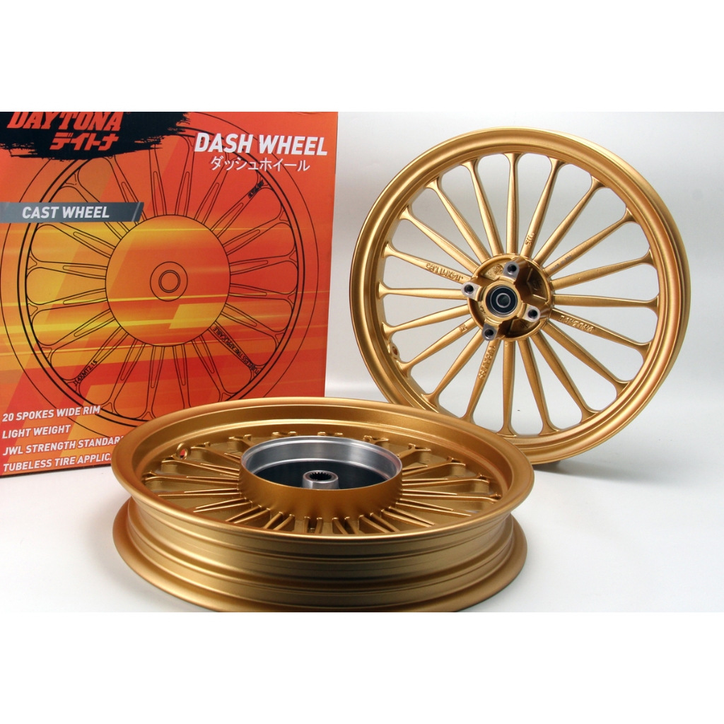 Jual Dash Wheel Velg Daytona,,Vario CBS,Vario 125/150, (GOLD) | Shopee ...