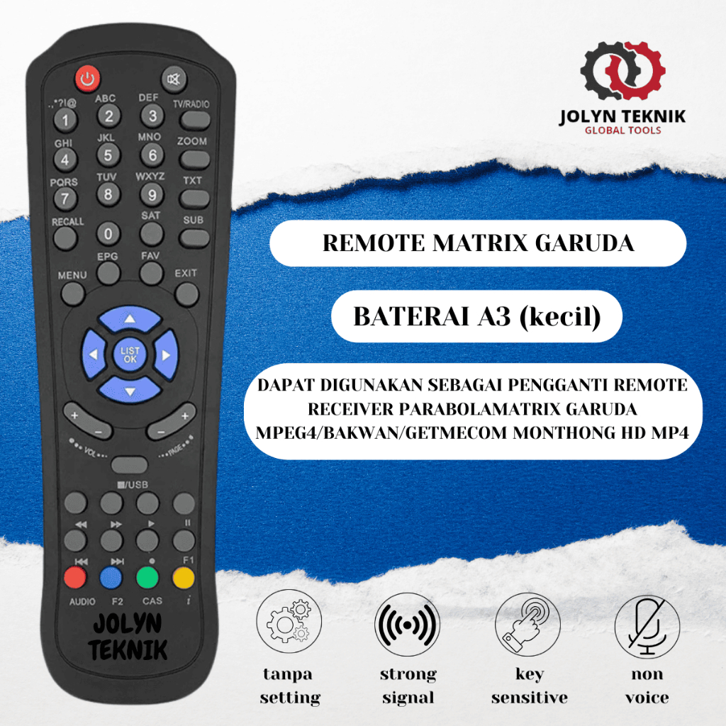 Jual remote receiver parabola matrix garuda tombol cass | Shopee Indonesia