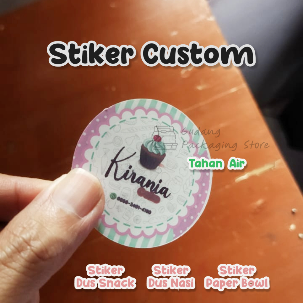Jual STICKER KEMASAN NAMA TOKO / STICKER PACKAGING / STICKER NAMA ...