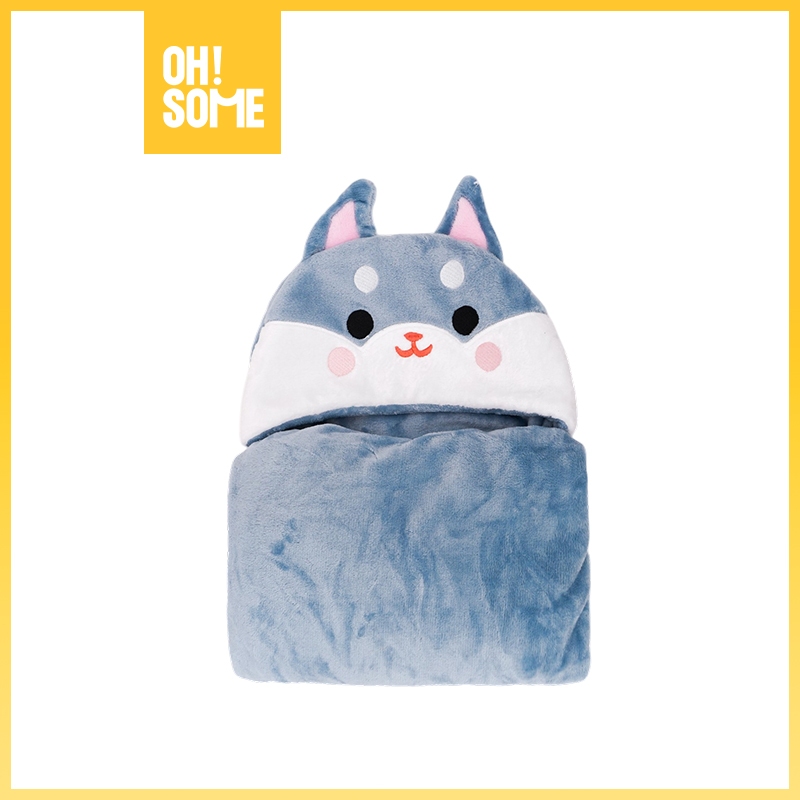 Jual OHSOME - CCCove Animal Series Hooded Blanket Selimut Dengan ...