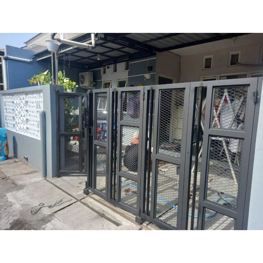 Jual Pagar expanded plat minimalis model lipat | Shopee Indonesia
