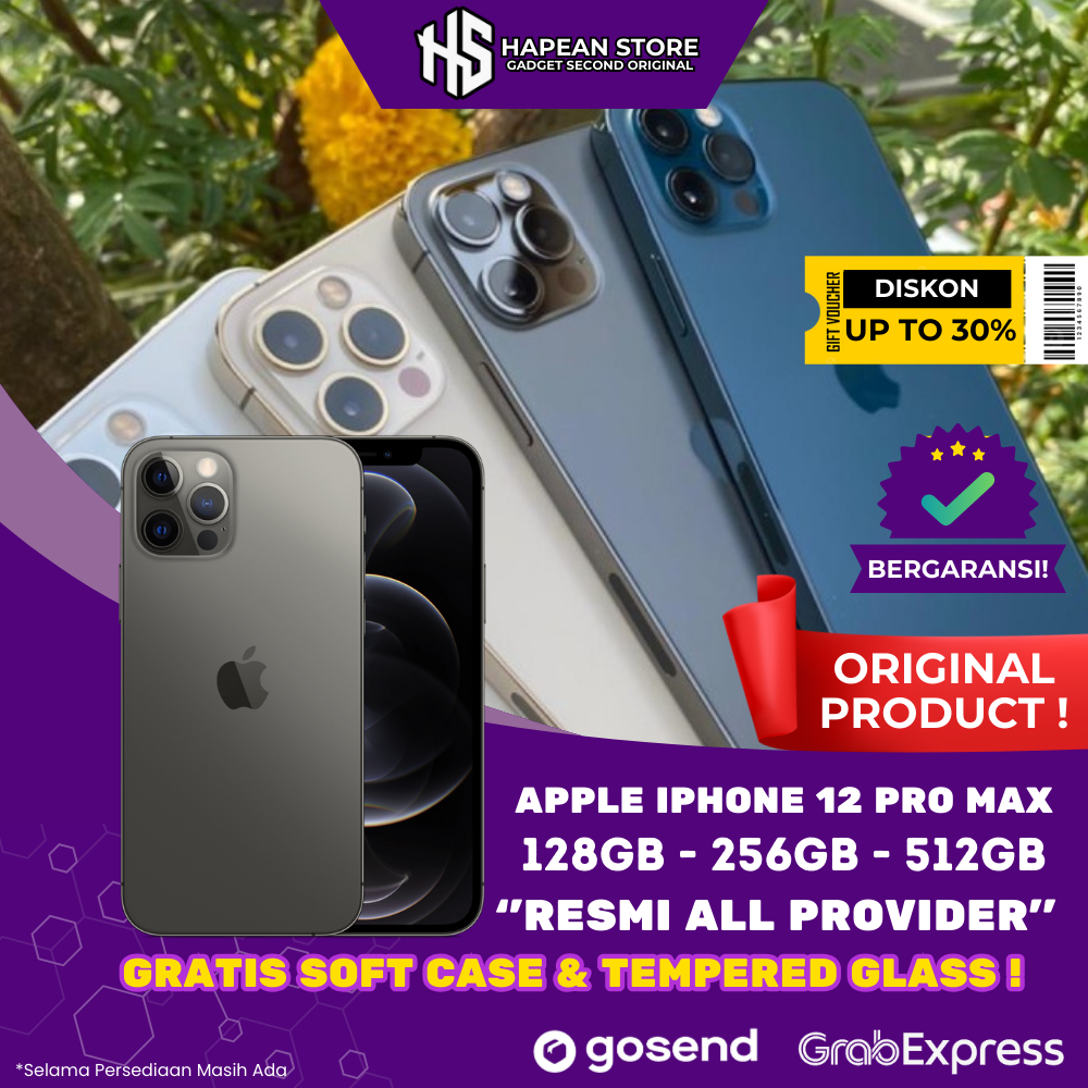 Jual iPhone 12 PRO MAX 128GB/256GB/512GB Second Bekas Apple Original | Shopee Indonesia