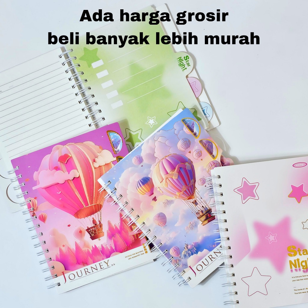 Jual GG Buku Tulis Spiral A5-110 Index Cover Karton /Buku Spiral ...