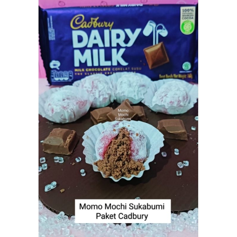Jual Cadbury Dairy Milk Momo Mochi Sukabumi Paket isi 15 | Shopee Indonesia