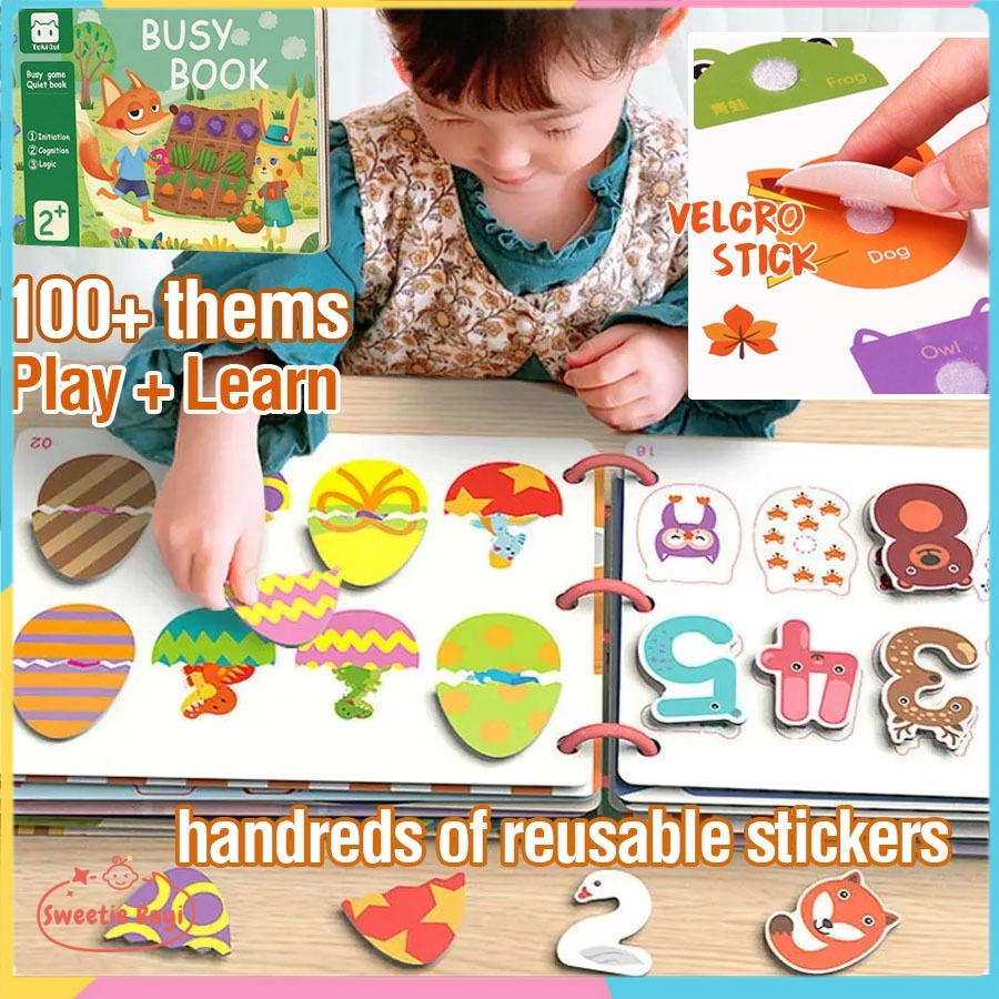 Jual 【SweetieBayi】Quiet Book Kid Busy Book / Busy Book Quiet Book ...
