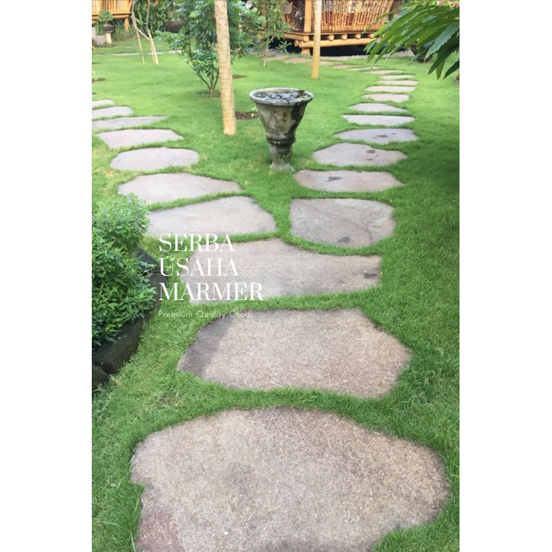 Jual PIJAKAN BATU TAMAN STEPPING STONE UKURAN 50cm | Shopee Indonesia