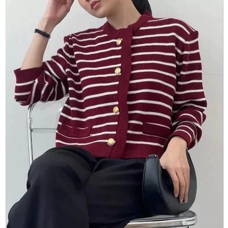 Jual Yumna- Rajut Wanita Lengan Panjang Cardy Casy Rajut Premium ...