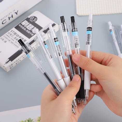 Jual PULPEN / Pulpen Putih Minimalis (Tinta warna Hitam) / BP007IM ...