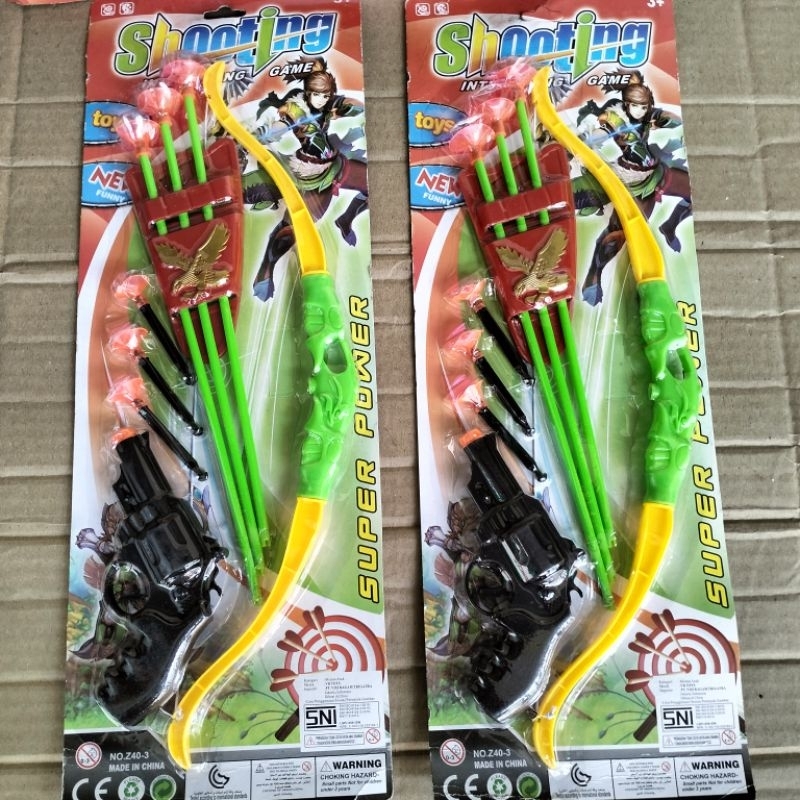 Jual Mainan panah panahan set pistol | Shopee Indonesia