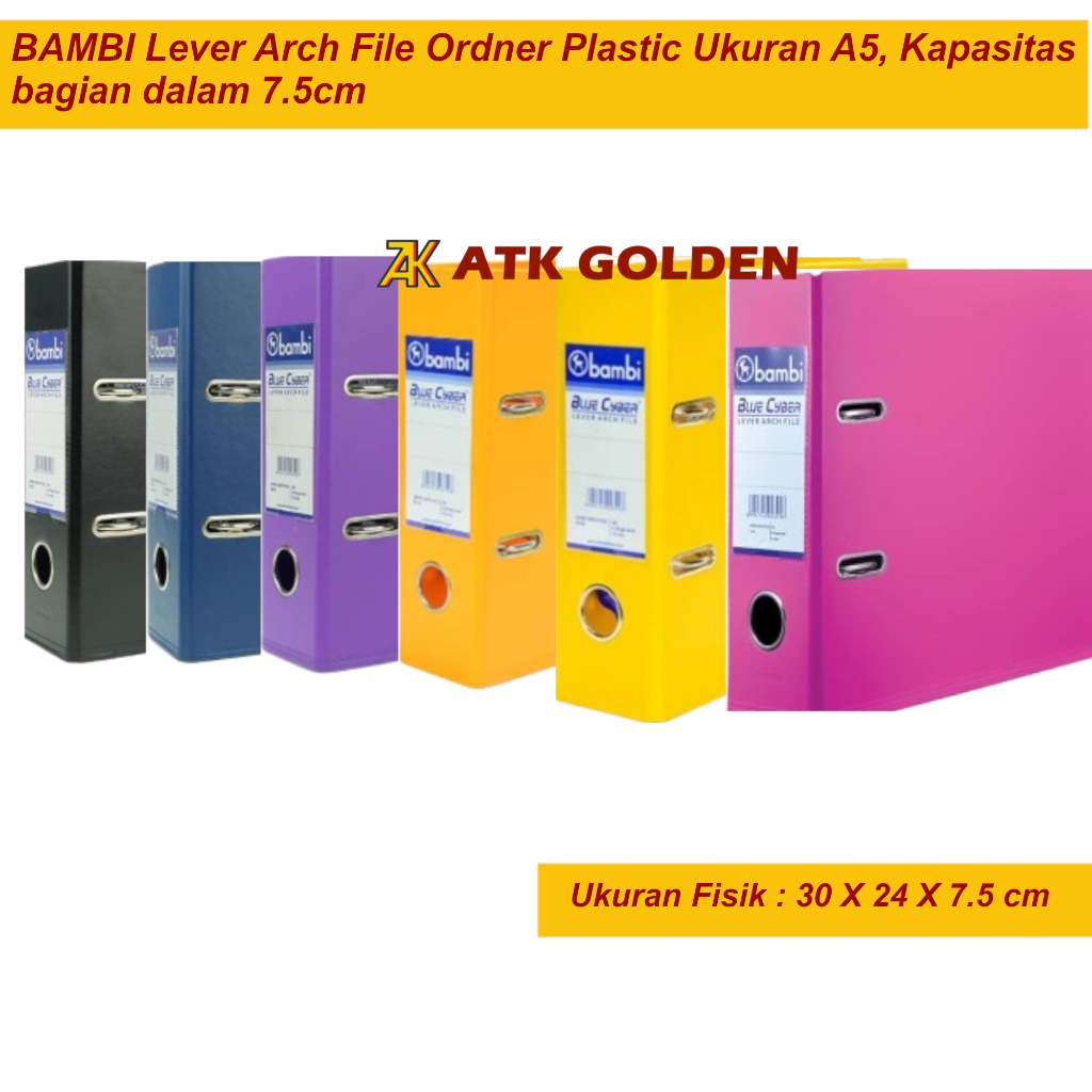 Jual Ordner Bambi Ukuran A5 (1016) | Shopee Indonesia