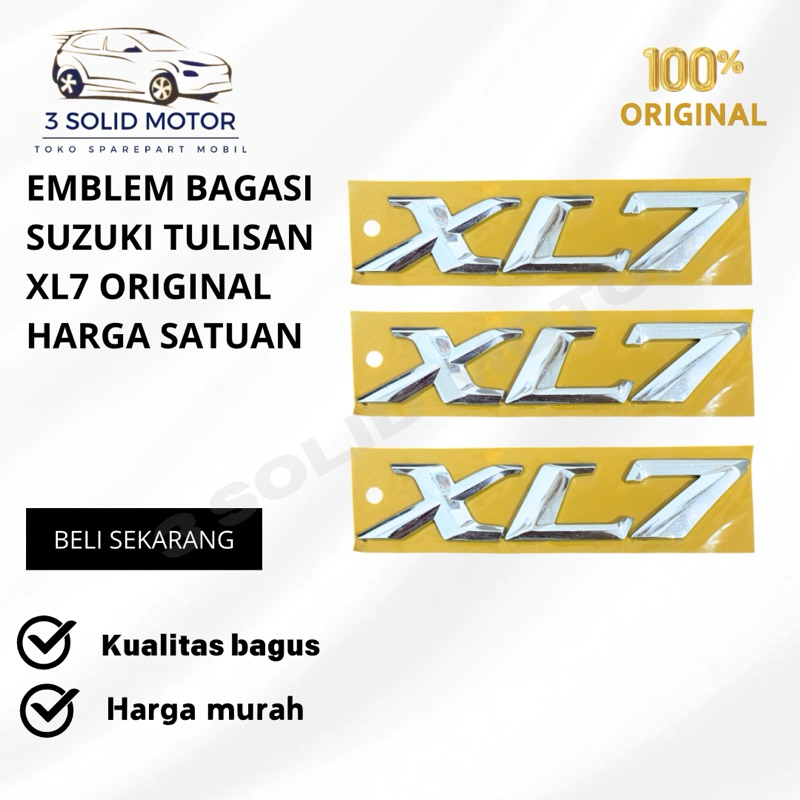 Jual EMBLEM BAGASI SUZUKI TULISAN XL7 ORIGINAL | Shopee Indonesia