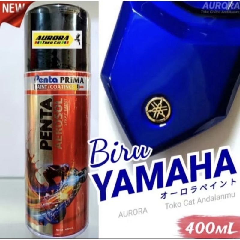 Jual Cat Pilox Penta Biru Yamaha 400ml Blue Metallic Yamaha Jupiter ...
