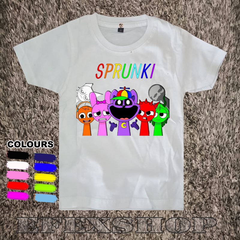 Jual BAJU KAOS ANAK SPRUNKI CATNAP KAOS ANAK SPRUNKI | Shopee Indonesia
