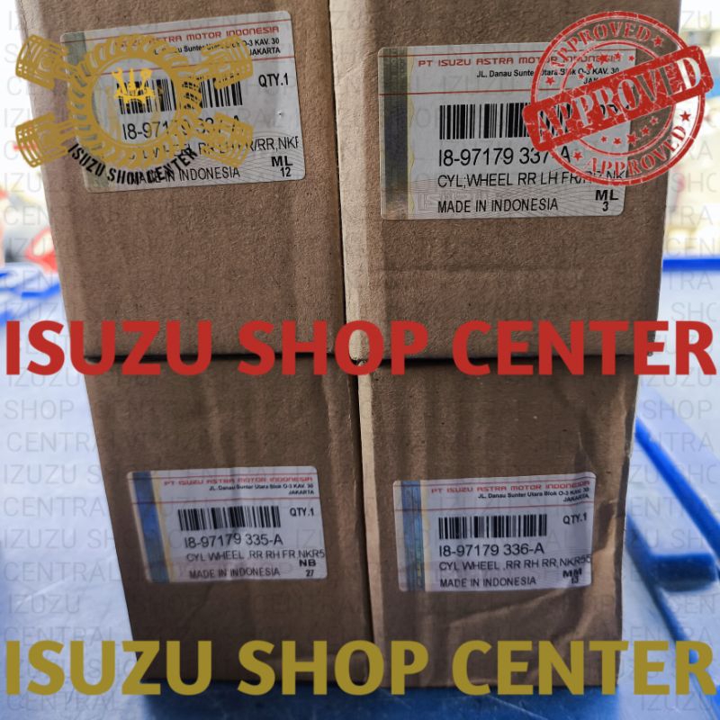 Jual WHEEL W CYLINDER MASTER REM RODA BELAKANG ISUZU ELF NHR NKR NLR 55 ...