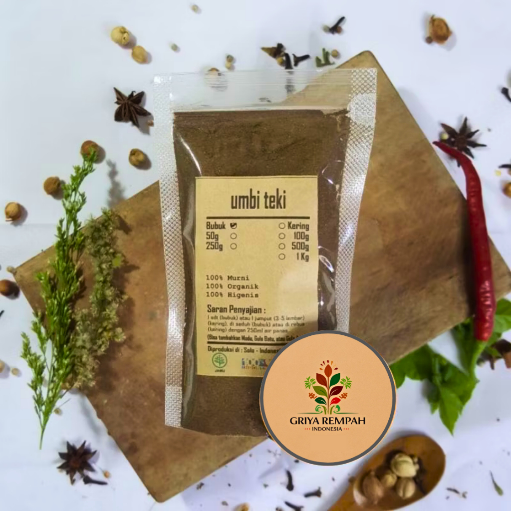 Jual UMBI RUMPUT TEKI BUBUK 100 GRAM Premium – Ramuan Rempah Herbal ...