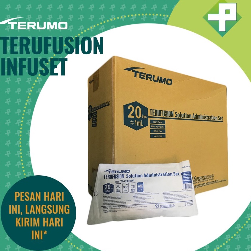 Jual Hadir Irit Infuset Terumo Dewasa Infusion Set Terufusion Selang ...