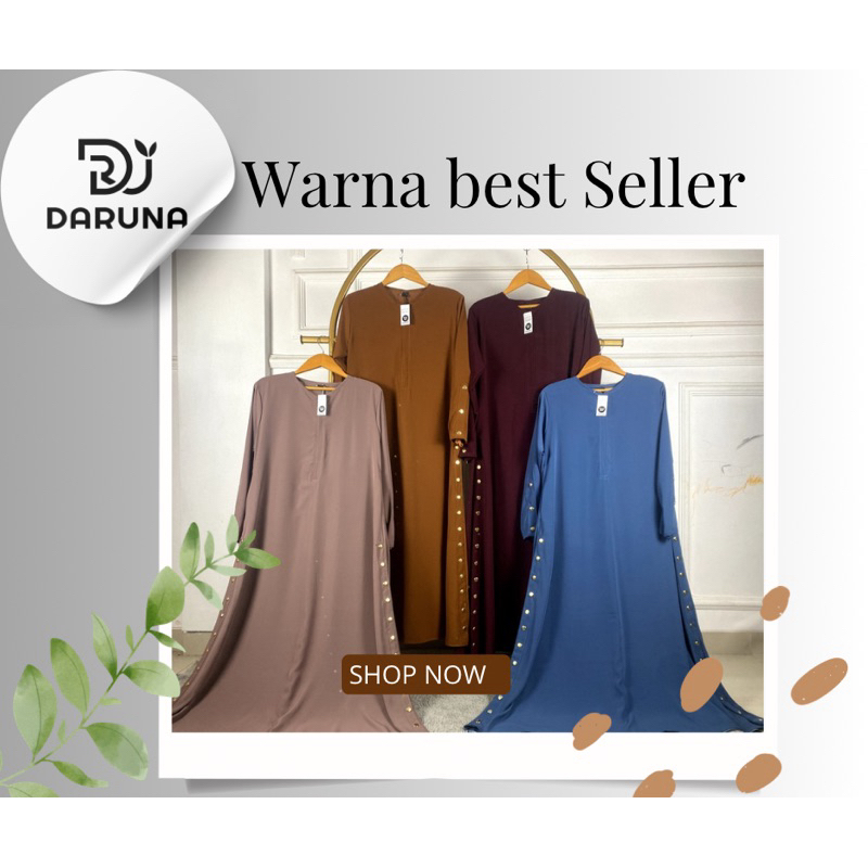Jual abaya fortaleza, model kancing ,warna | Shopee Indonesia