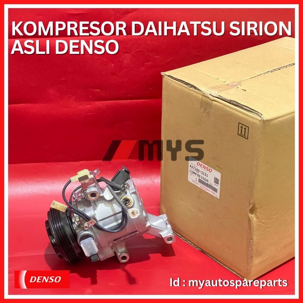 Jual COMPRESSOR AC Mobil DAIHATSU Sirion KOMPRESOR ASLI DENSO | Shopee ...
