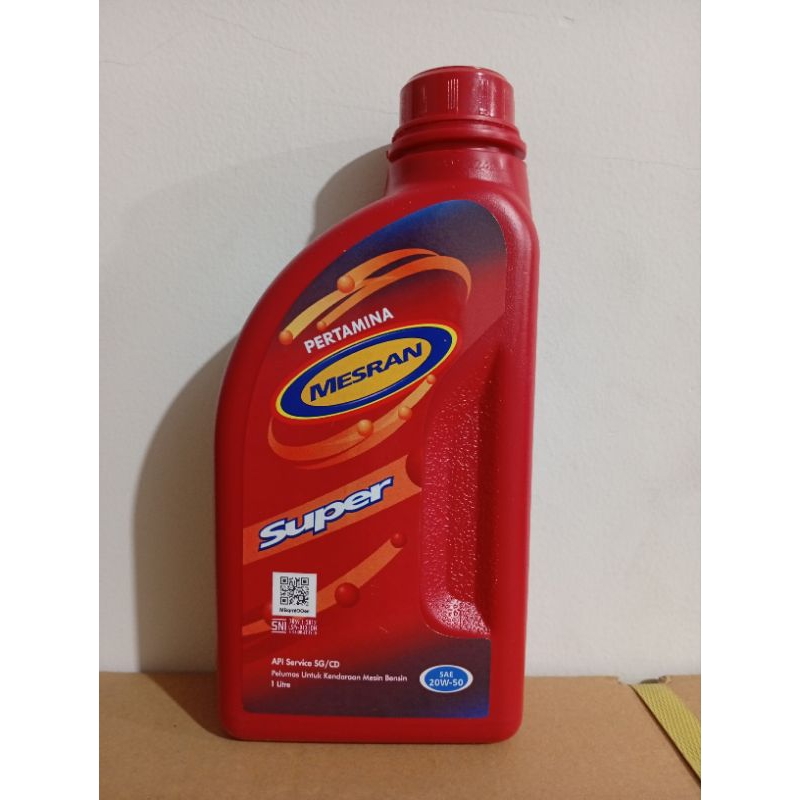 Jual Oli Mesran Super Sae 20W-50 / 1Liter | Shopee Indonesia