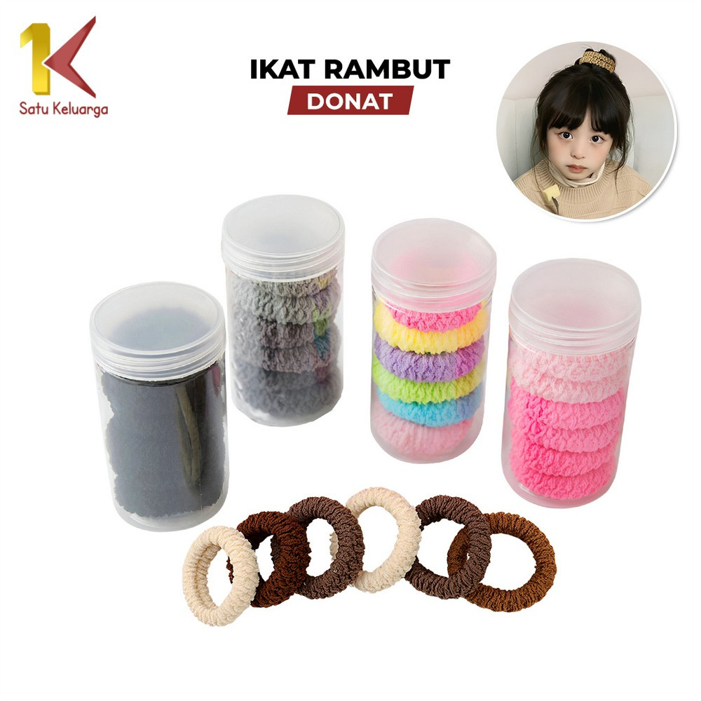 Jual Satu Keluarga Ikat Rambut Donat C1204 Kunciran Aksesoris Rambut ...