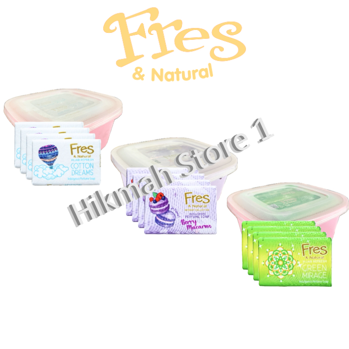 Jual FRES & NATURAL SABUN BATANG AROMA PARFUM - 72 GRAM Free Box ...