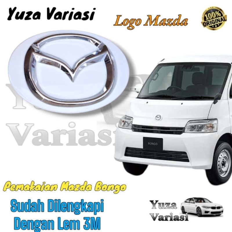 Jual Logo Mazda Chrome Original Mazda Bongo // Emblem Logo Mazda Chrome ...