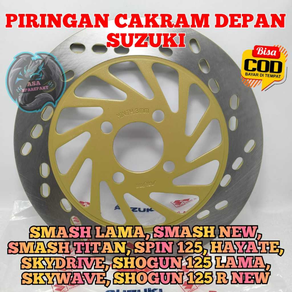 Jual Cakram Depan Motor Suzuki Smash 110 Lama , Smesh 125 New , Smash ...