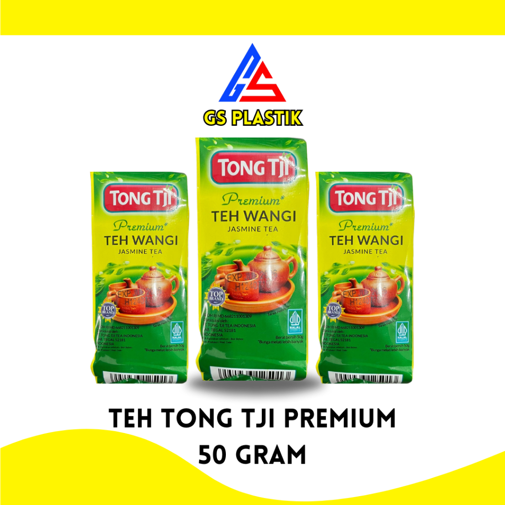 Jual Teh Tong Tji Premium Jasmine Tea 50 gr Teh Hijau Bubuk Teh Melati ...