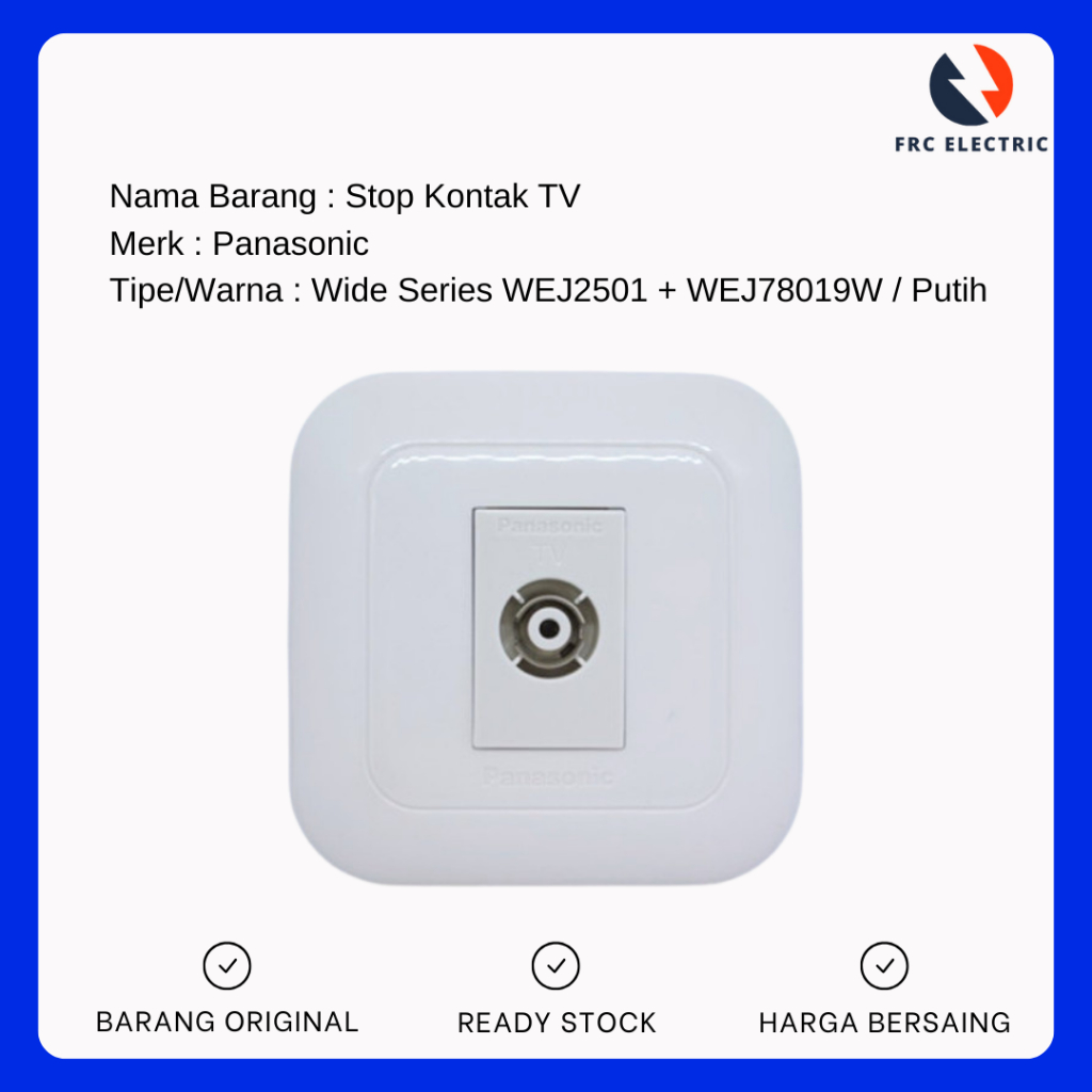 Jual Stop Kontak TV Panasonic Wide Series + WEJ5541 - Stop Kontak ...