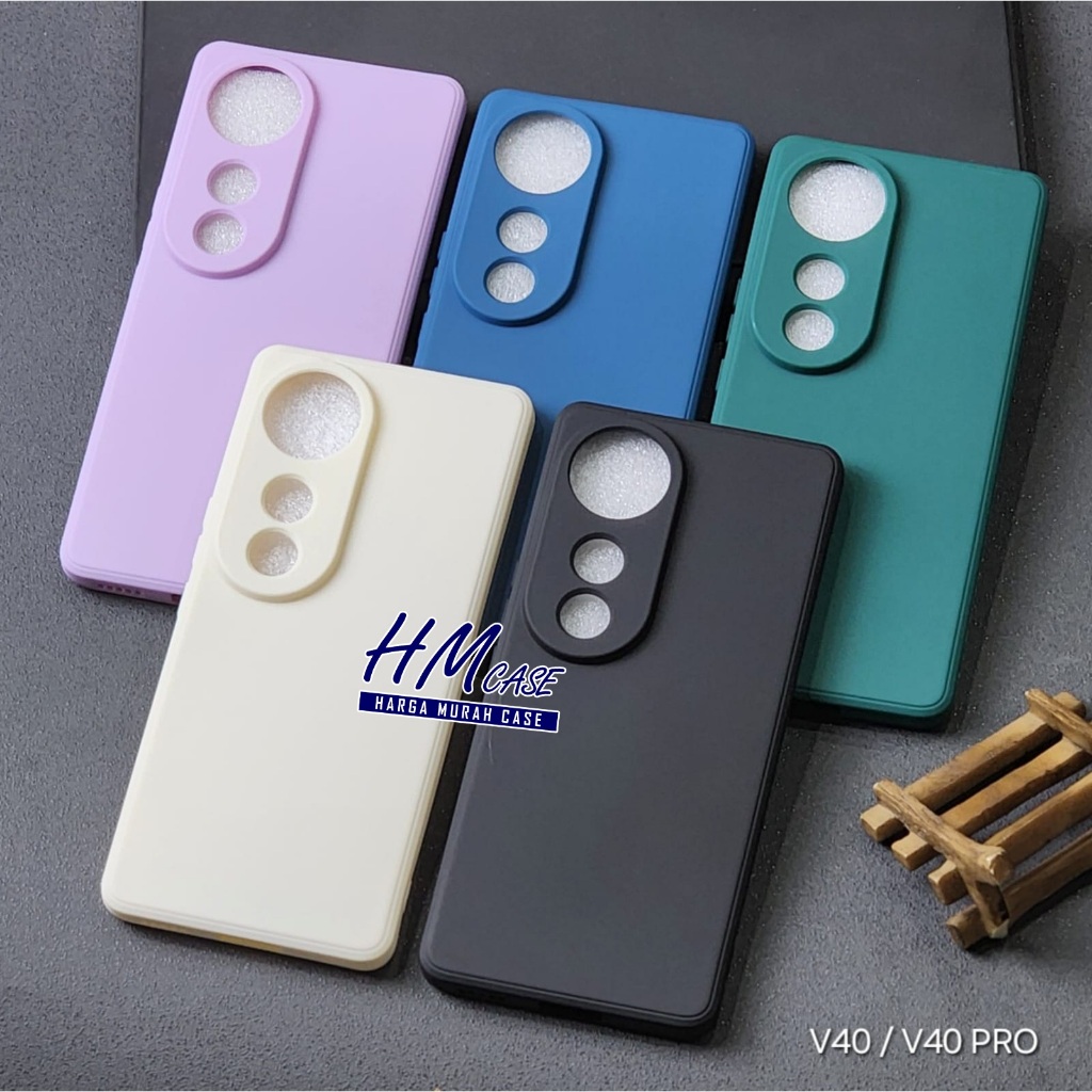 Jual Vivo V40 5G Vivo V40 Pro 5G Square Edge soft Case / Macaron Square ...