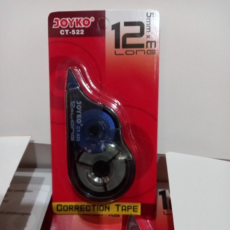 Jual Correction Tape Joyko CT-522 5mmX12m Long (1pc) / Penghapus / Tipe ...