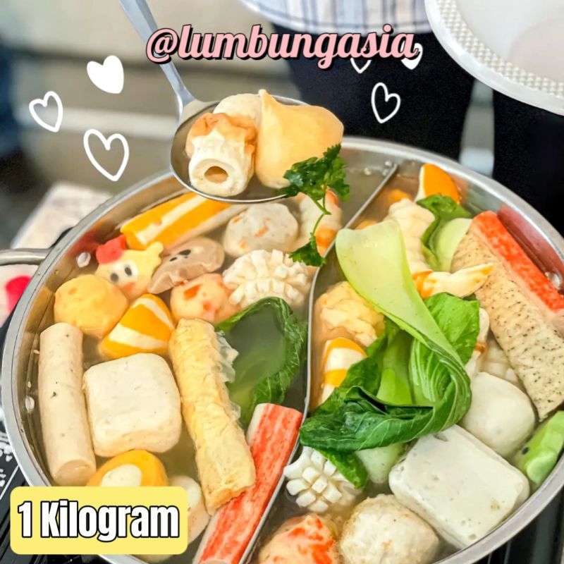 Jual Suki Curah Kiloan 1 Kilogram - Steamboat Bakso Seafood Seblak ...