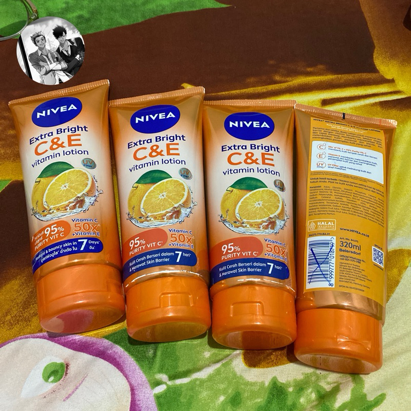 Jual [NEW] BODY SERUM NIVEA EXTRA BRIGHT C&E 320ml | Shopee Indonesia