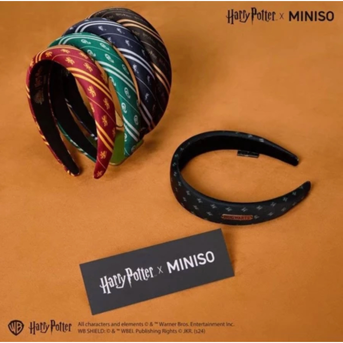 Jual Miniso x Harry Potter Striped Hair Hoop Bendo Bando Harry Potter ...