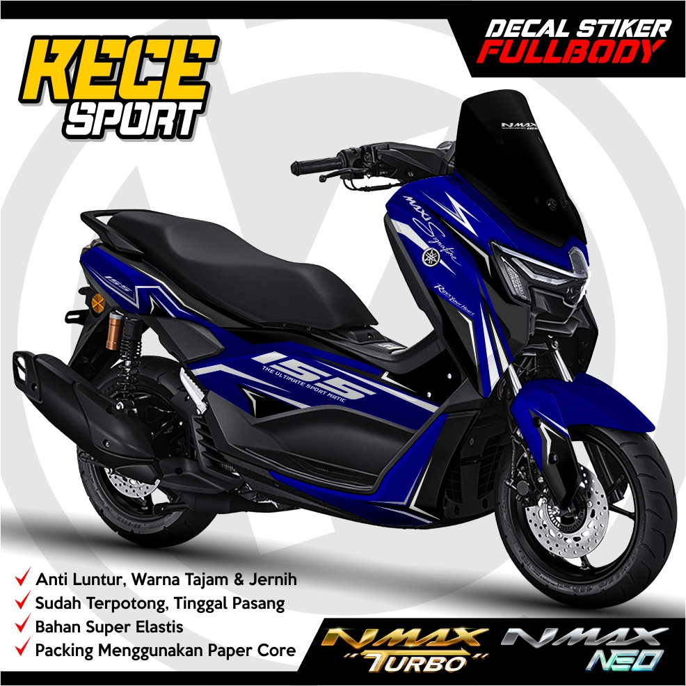 Jual Decal Nmax Turbo/Neo Fullbody Maxi Signature Warna TERBARU COD ...