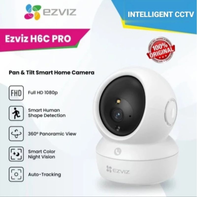 Jual Ezviz H6C Pro Pan & Tilt Smart Home Camera | Shopee Indonesia