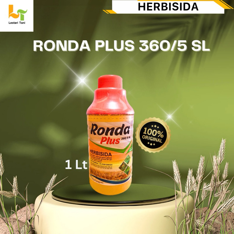 Jual Herbisida Ronda Plus 360/5 SL 1 Liter membasmi rumput liar sampai ...