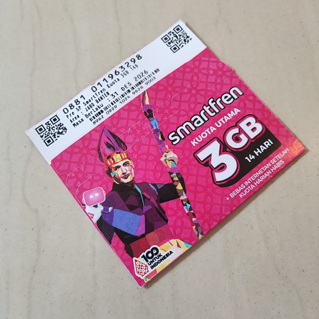 Jual Kartu perdana Smartfren Unlimited 3GB 7 Hari Full Nasional ...